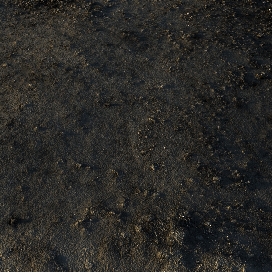 ground mud muddy 3d max