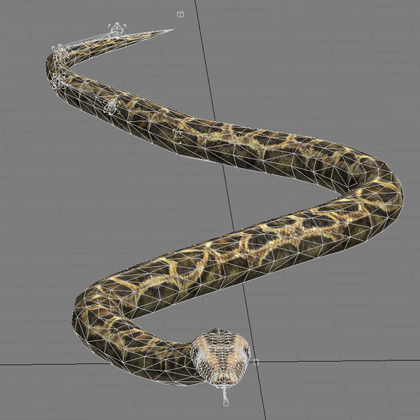 3ds max reptile snake python