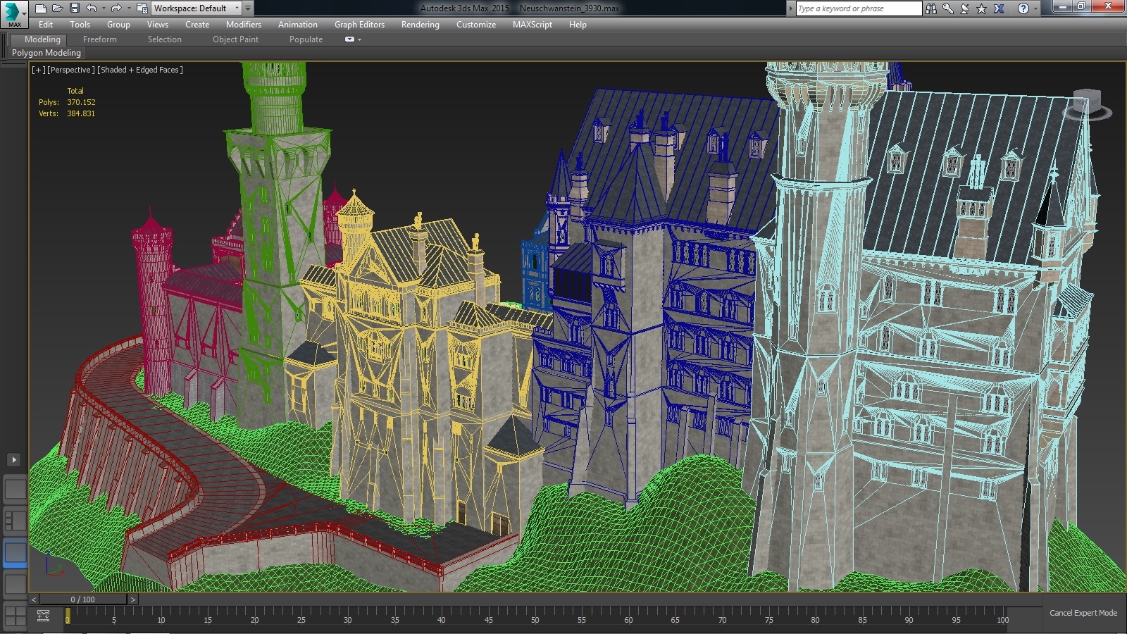 3d model neuschwanstein castle