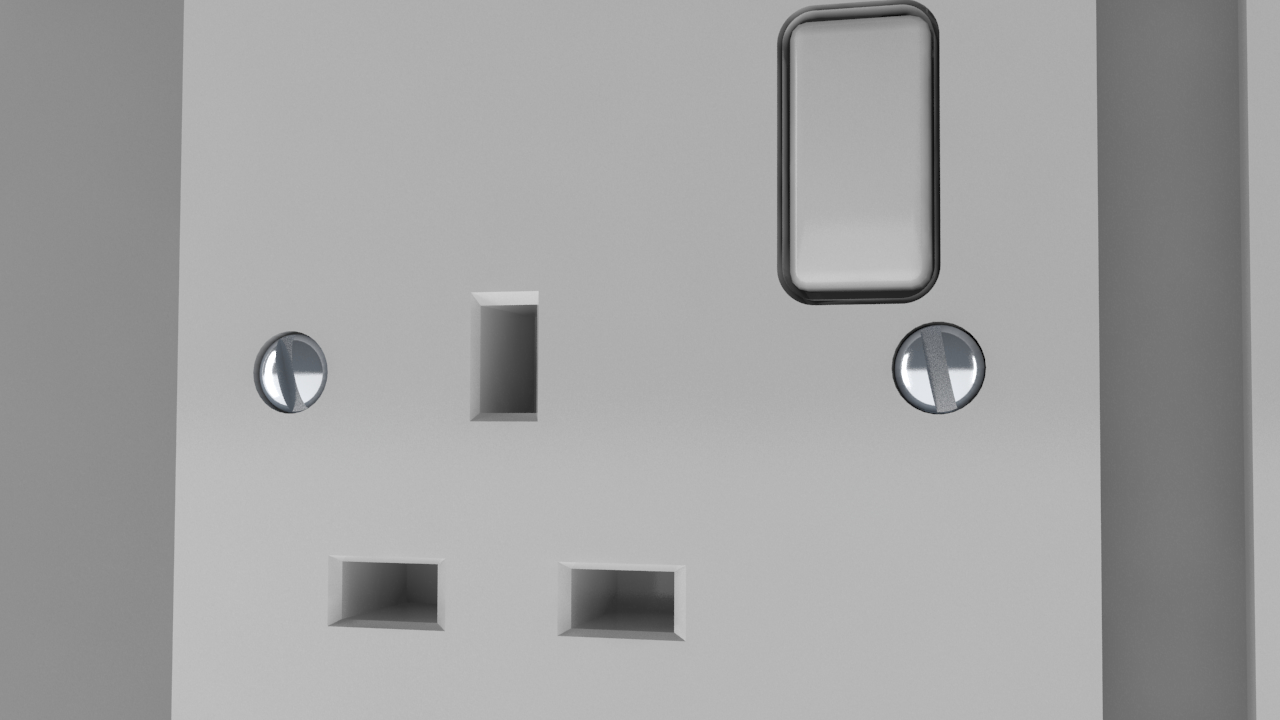 power socket type g 3d 3ds