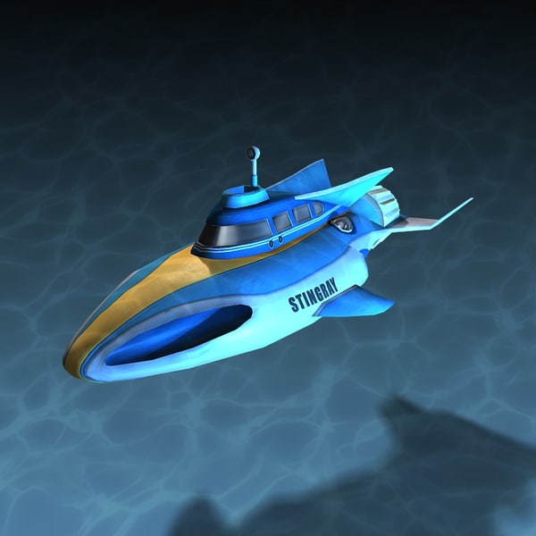 stingray gerry andersons 3d model