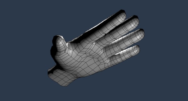 3d cartoon hand