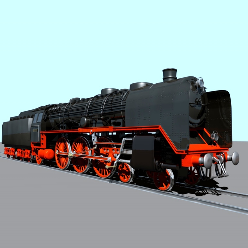 3d model steam engine