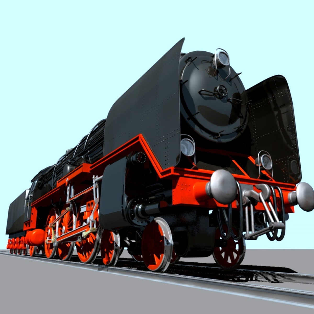 3d model steam engine