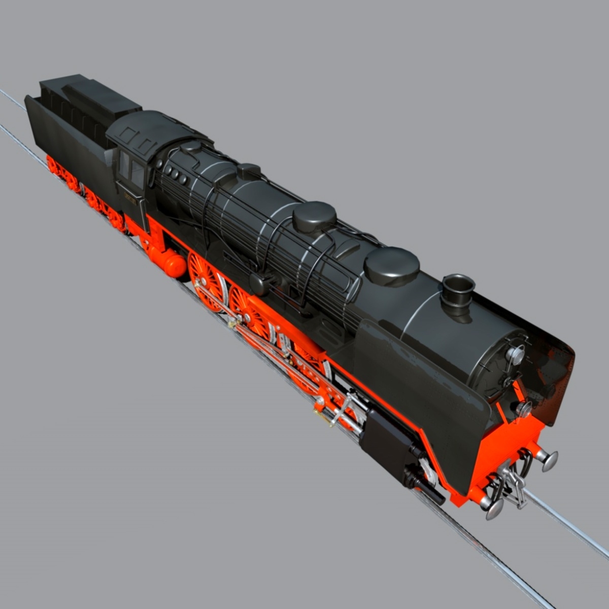3d model steam engine