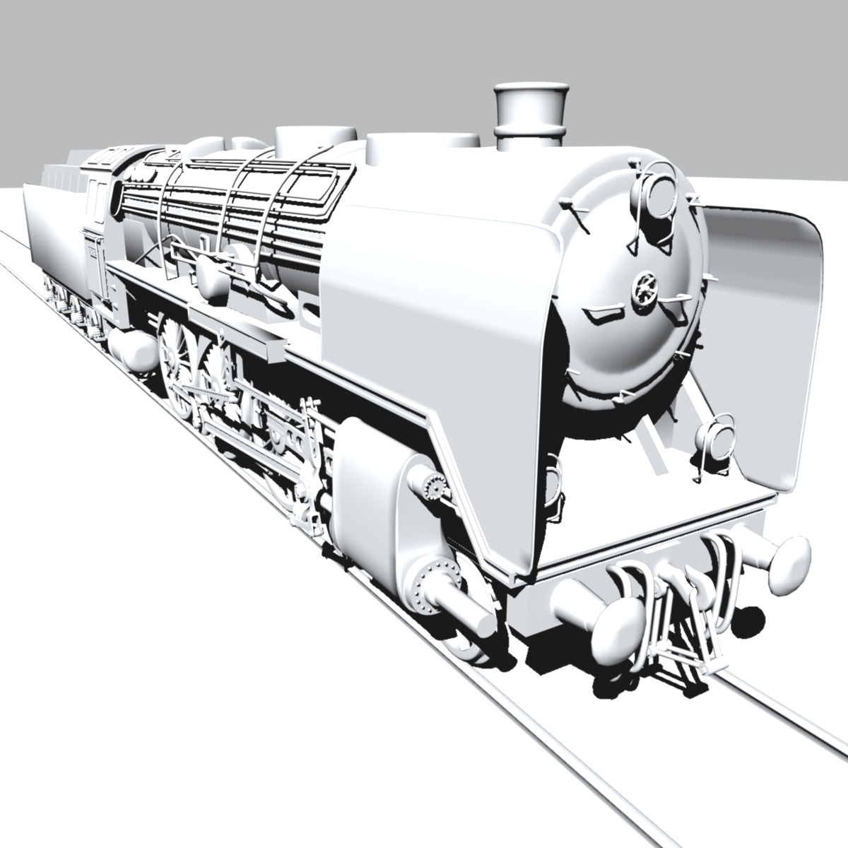 3d model steam engine