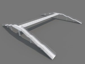 bridge foot 3d model
