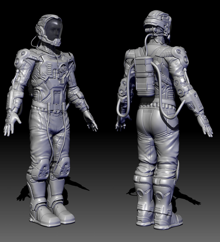 suit rigged animation ma