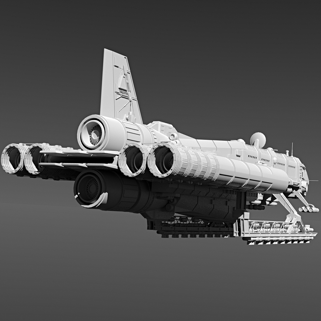 3d space cruiser 02