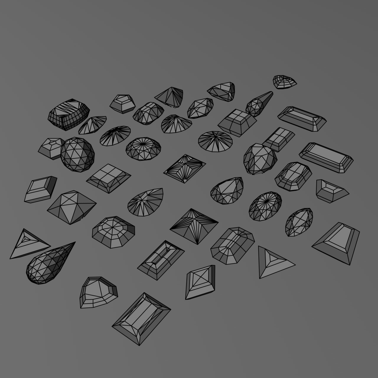 3d model stones