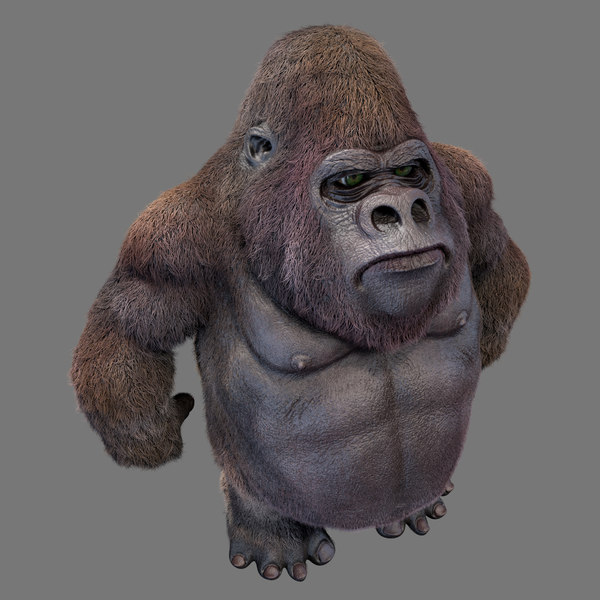 Gorilla 3D Models for Download | TurboSquid