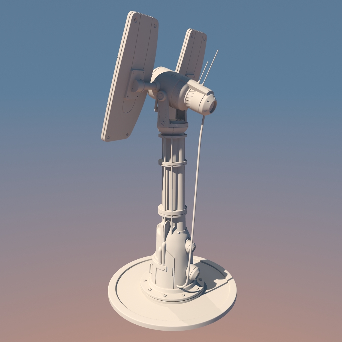 max sci-fi radar tower