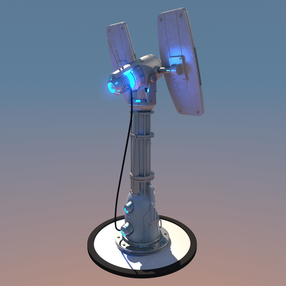 max sci-fi radar tower