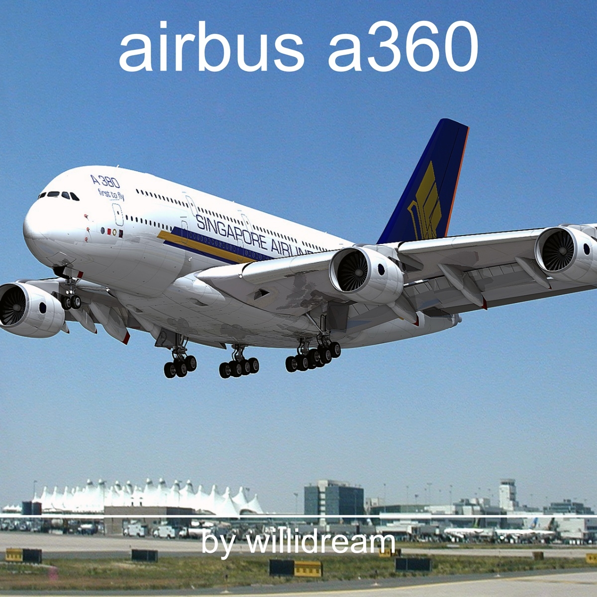 3d model airbus a380