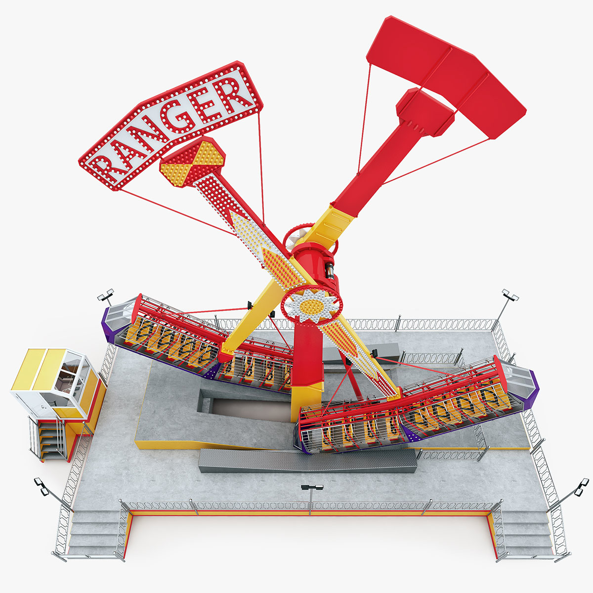 3d model ranger ride