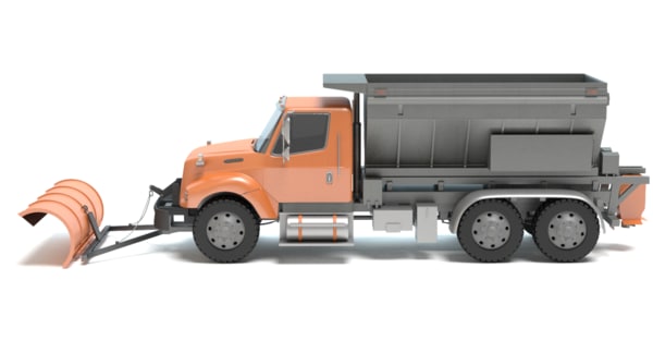 3d model of snow plow