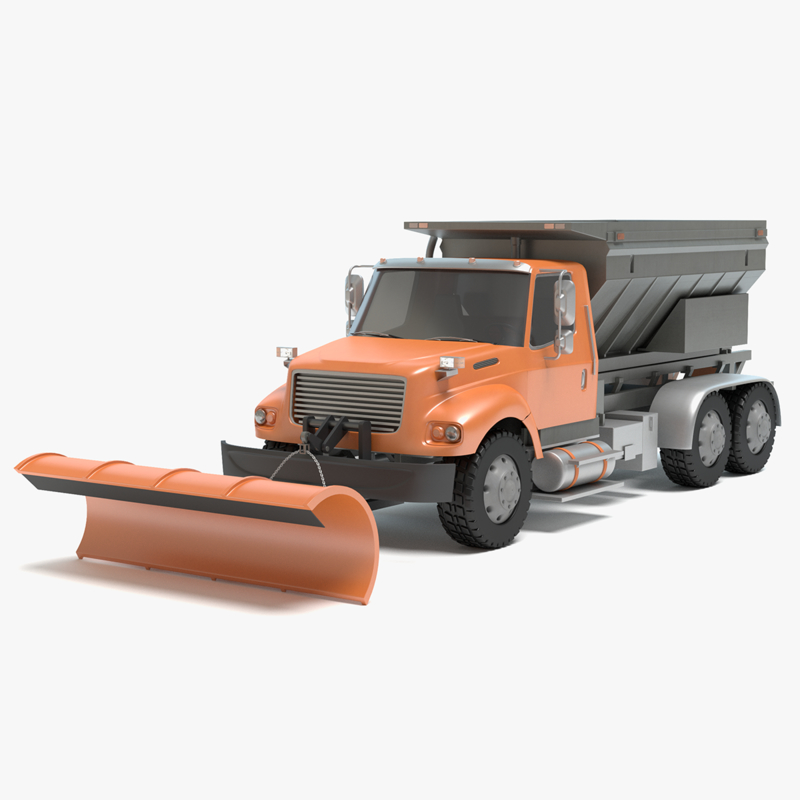 3d model of snow plow