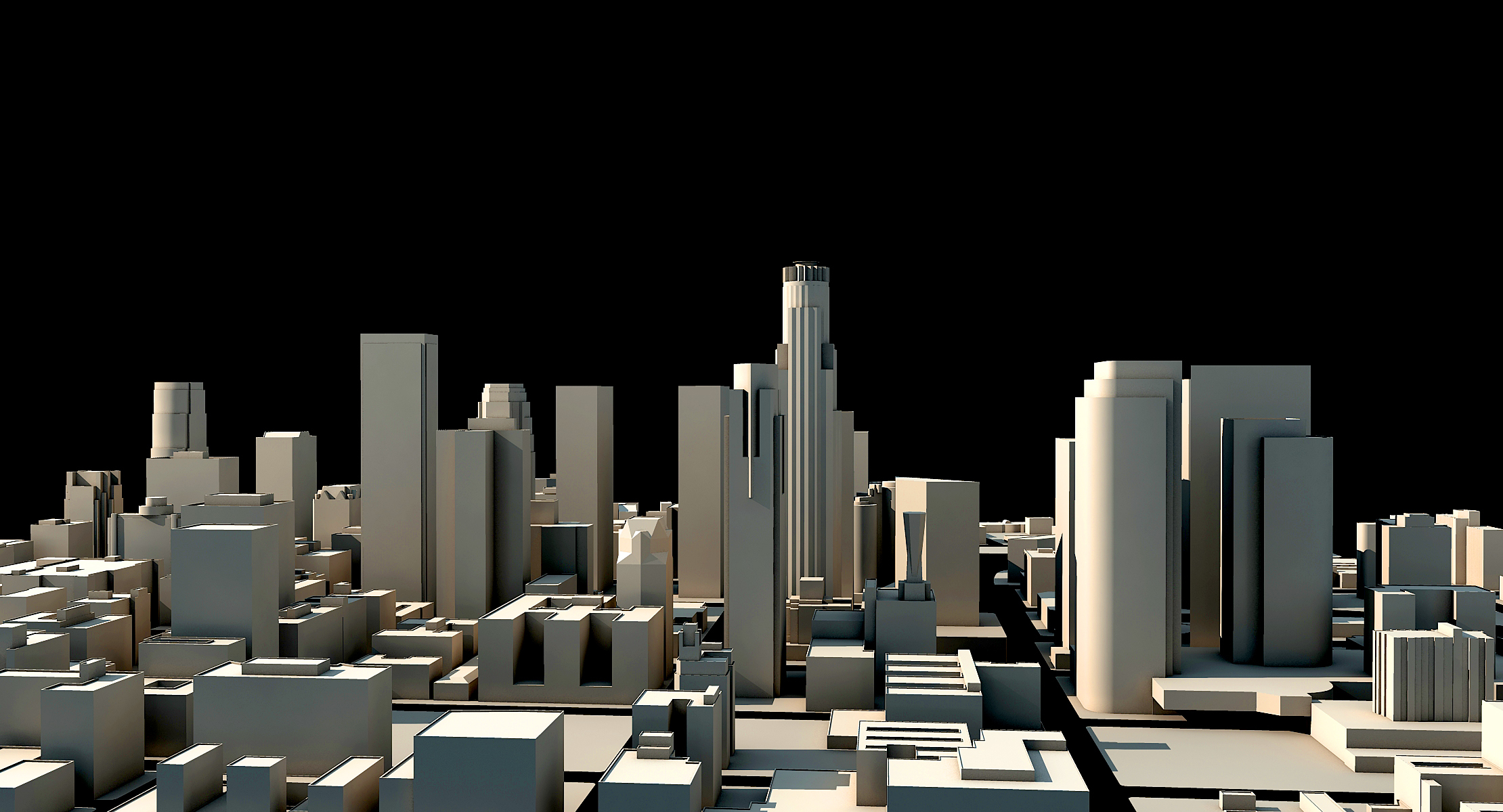 3d model los angeles downtown