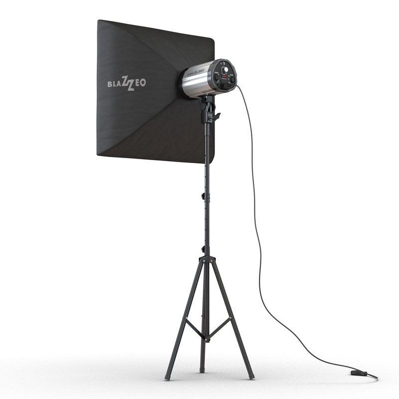 professional studio lighting softbox 3d model