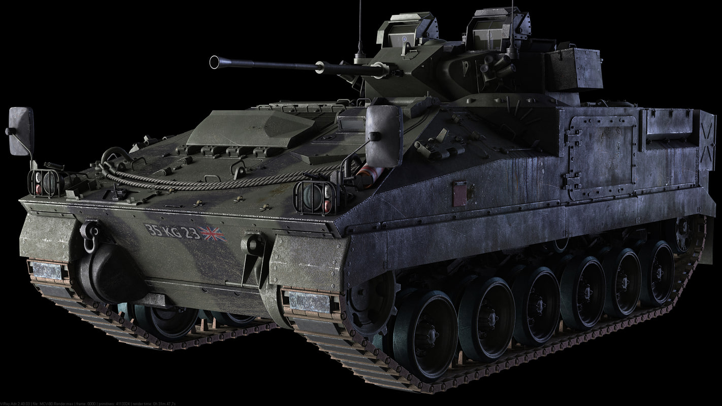 mcv-80 warrior 3d model