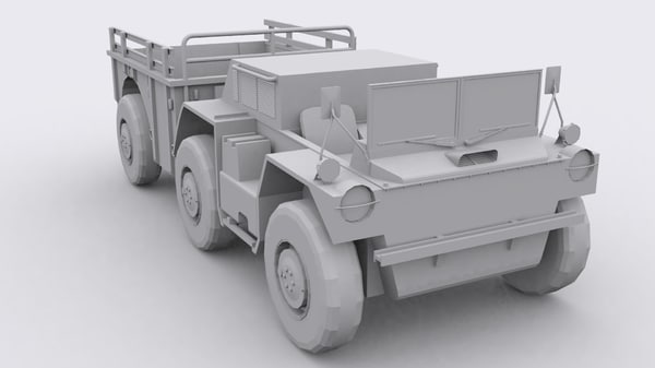 3d model british mark v