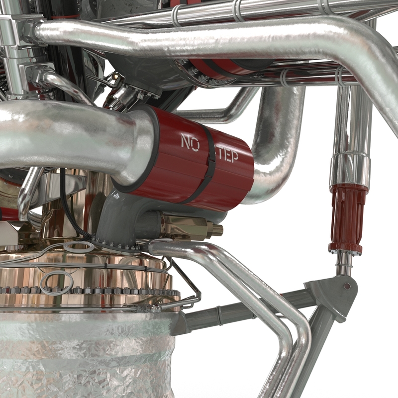 rs-68 rocket engine 3d c4d