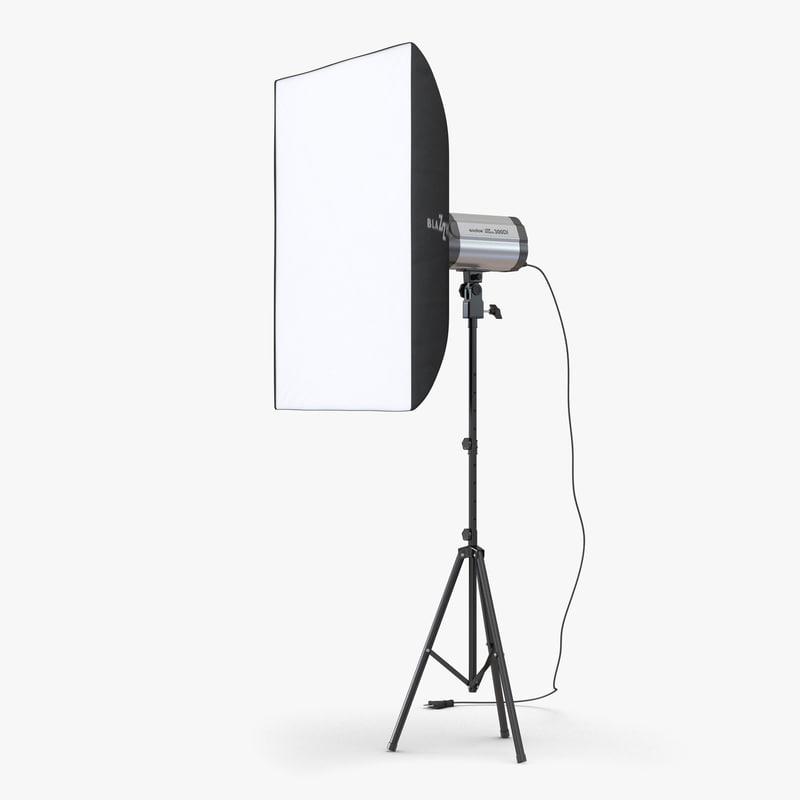 3d professional studio lighting softbox