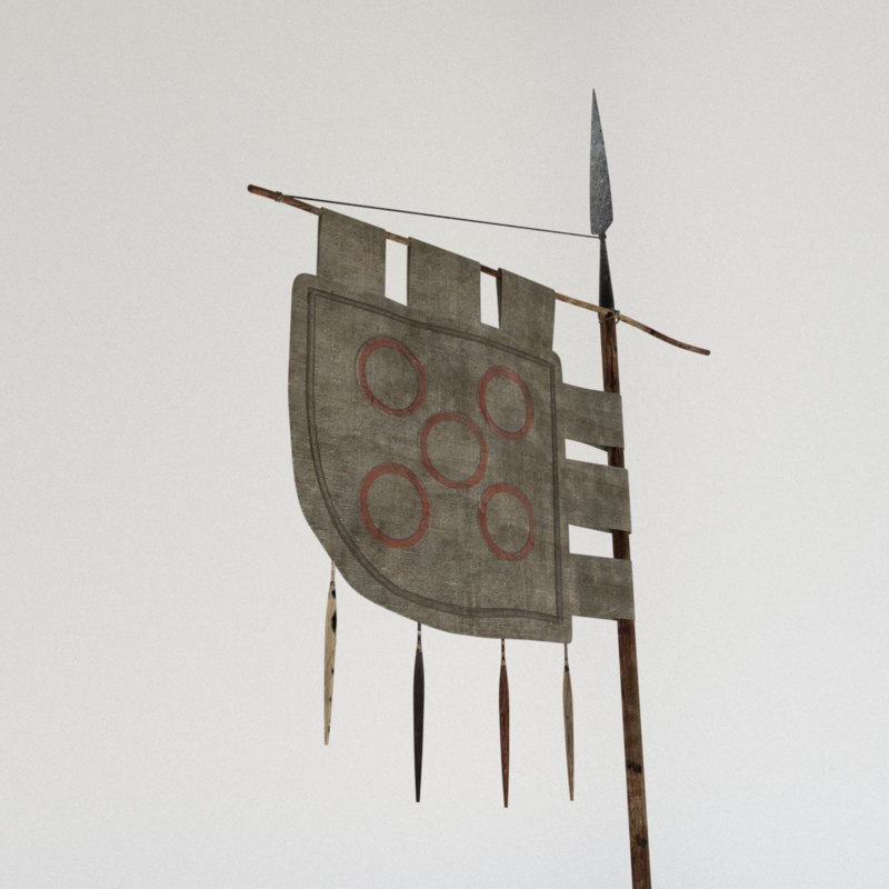 viking flag 3d ma