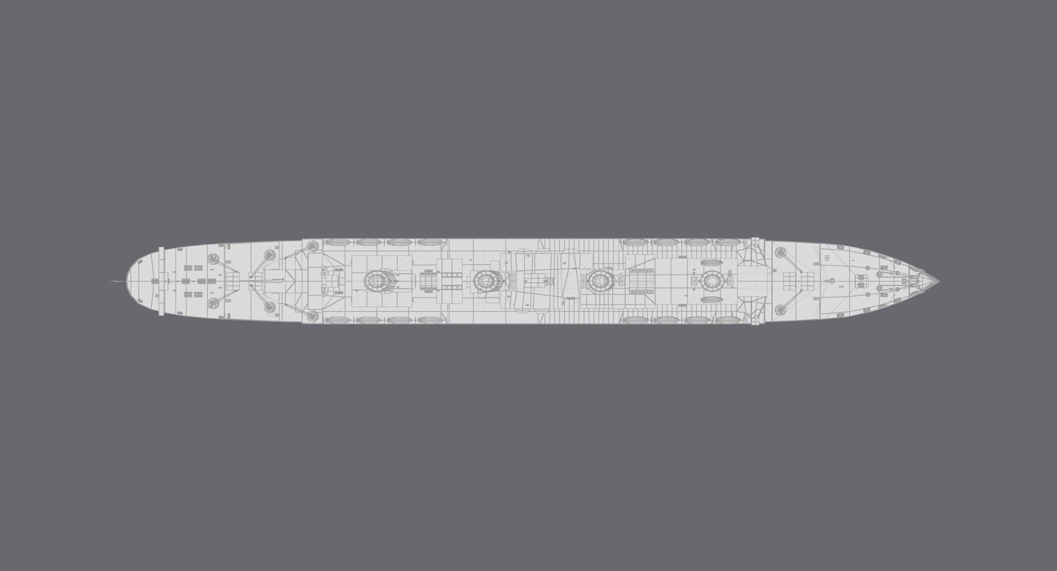 rms titanic 3d c4d