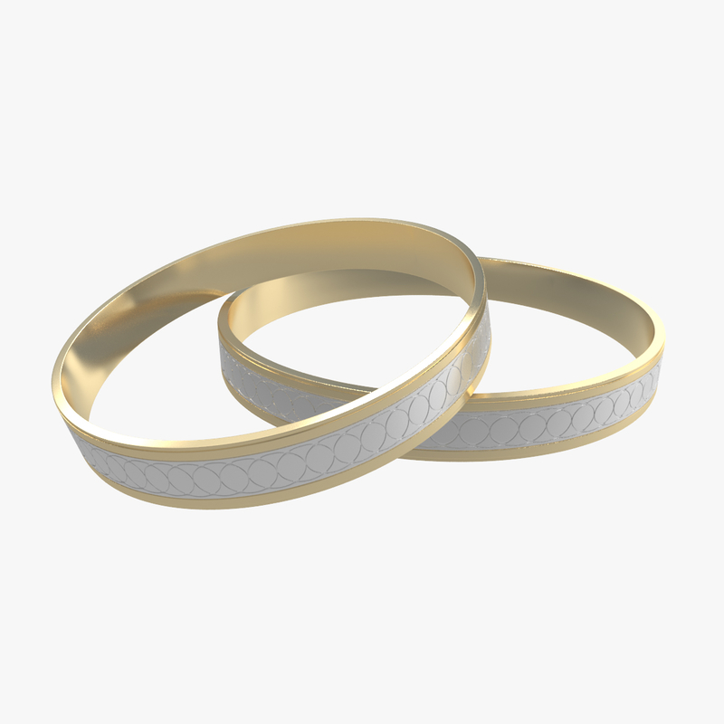 3d model wedding rings