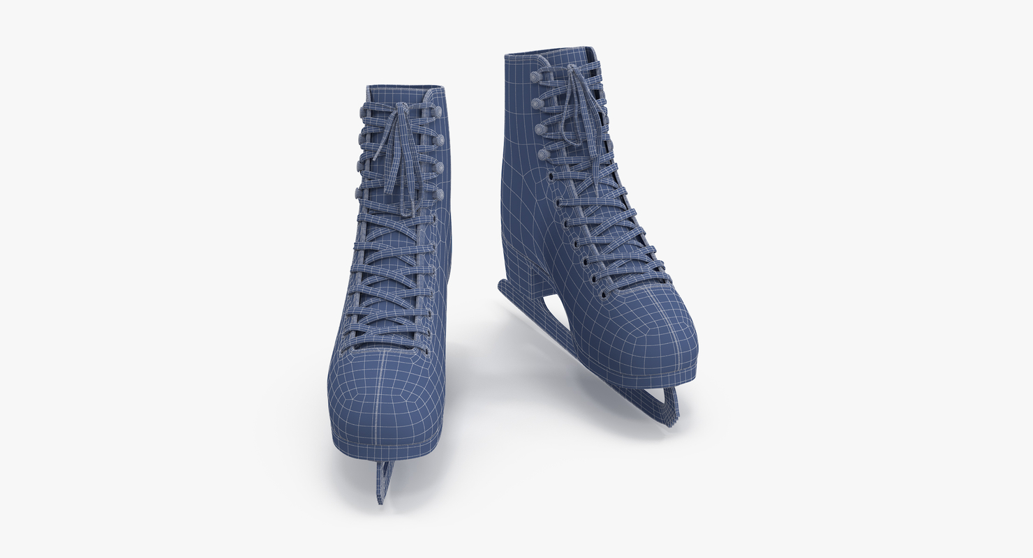 ice skates 3d model