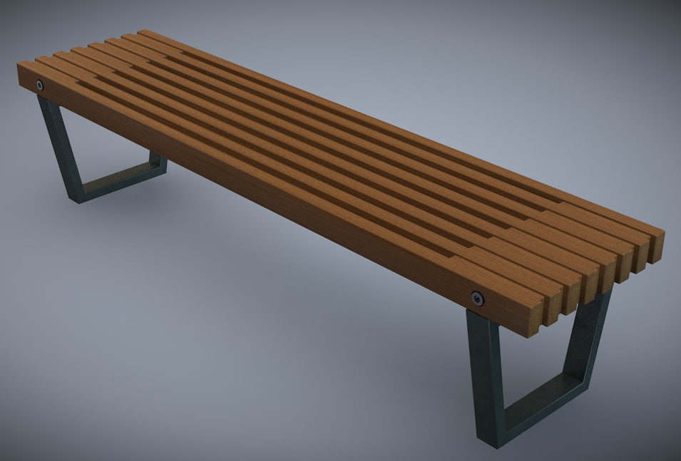 c4d mall bench