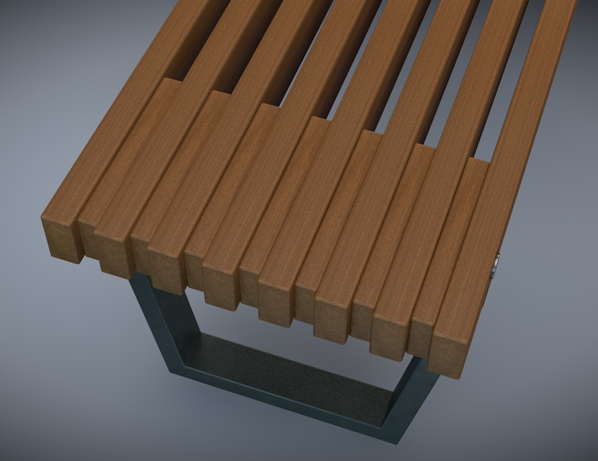 c4d mall bench