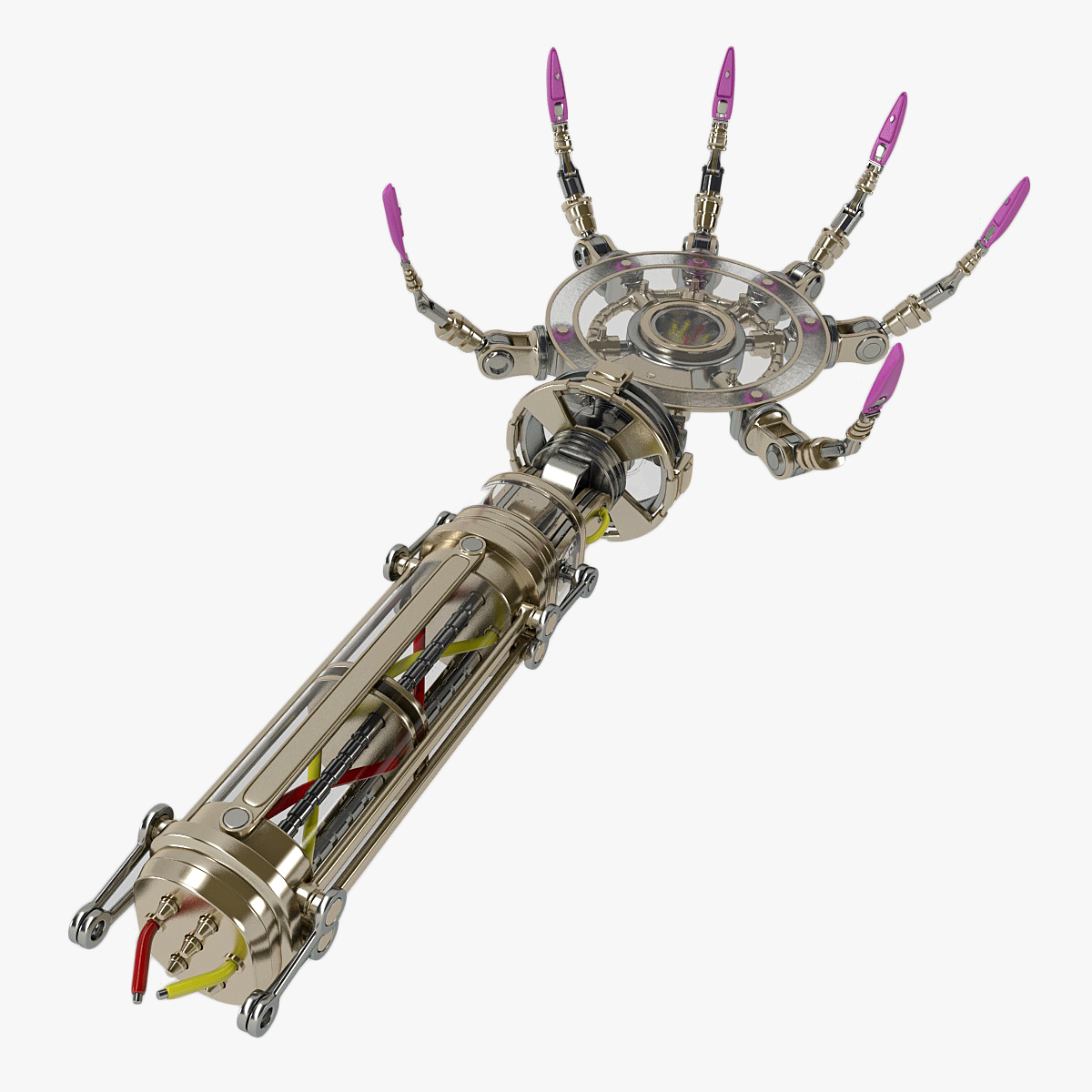 robot arm steampunk max