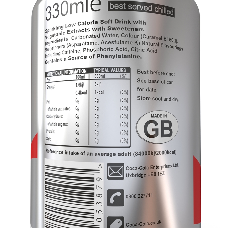 diet coke 3d model