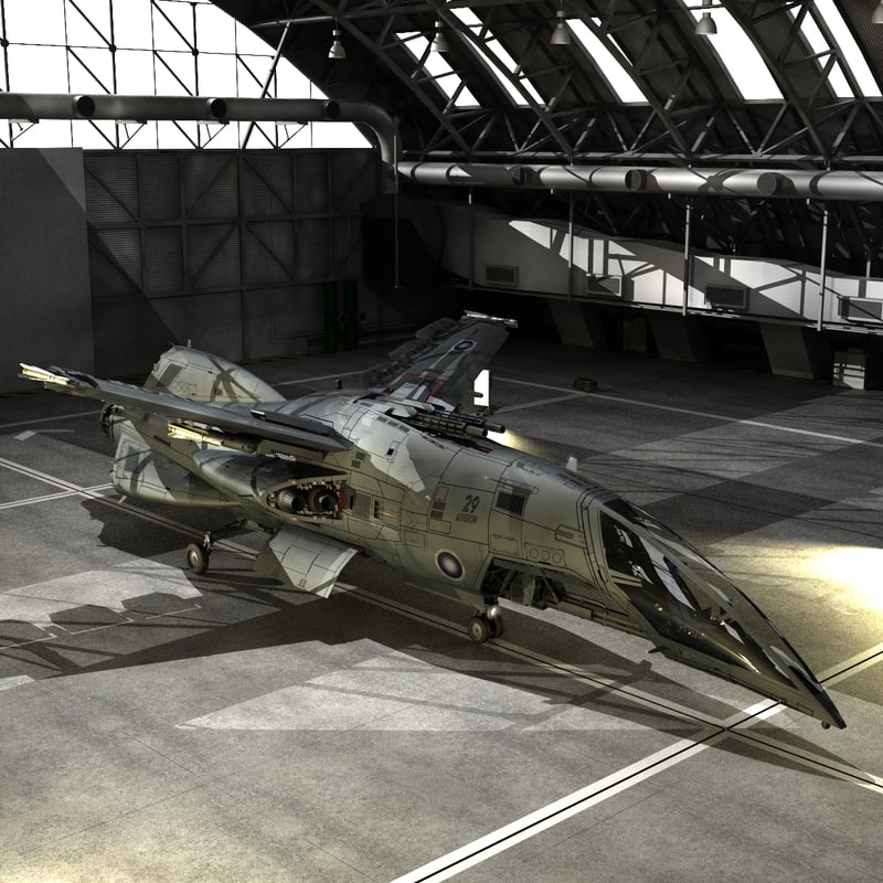 hornet aerospace fighter space 3d model