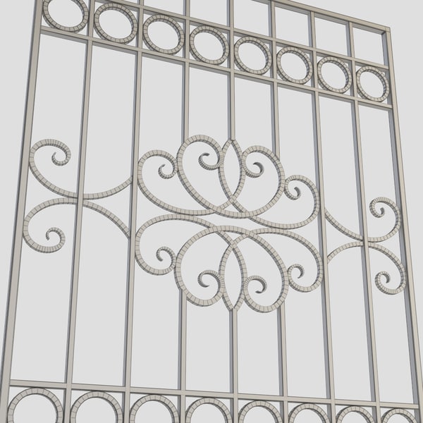 3d windows bars model