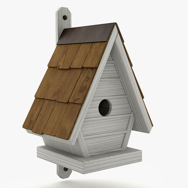 3d house birdhouse bird