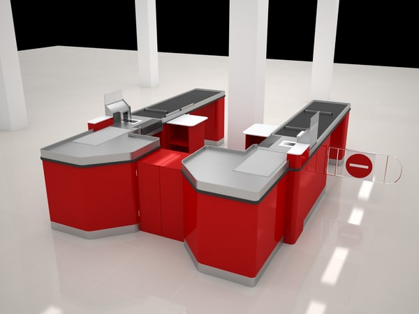 Checkout Counter 3D Models for Download | TurboSquid