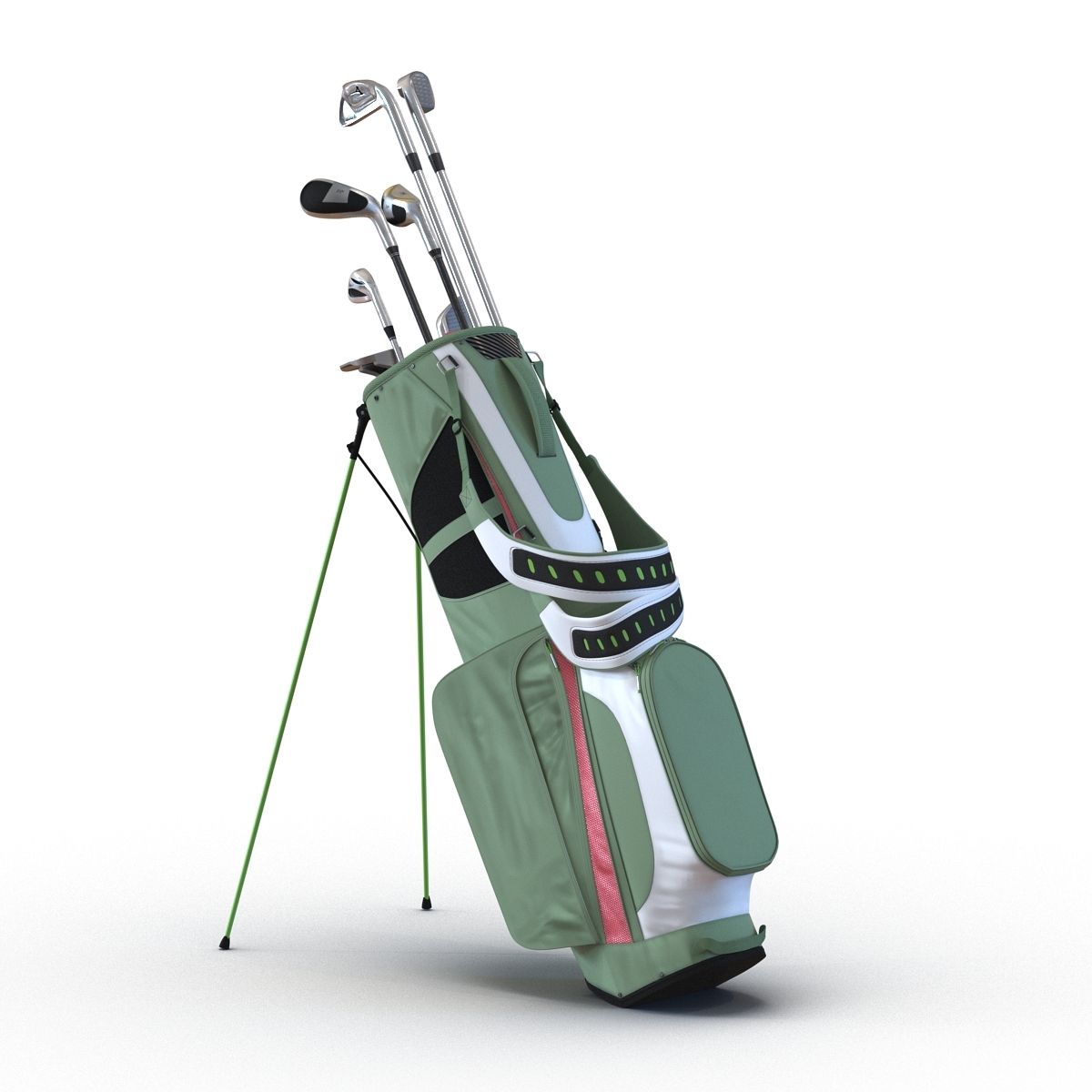 3d model golf bag 4 generic