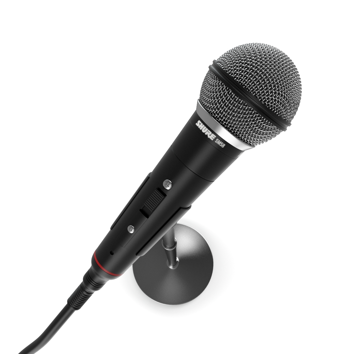 3d microphone mesh model
