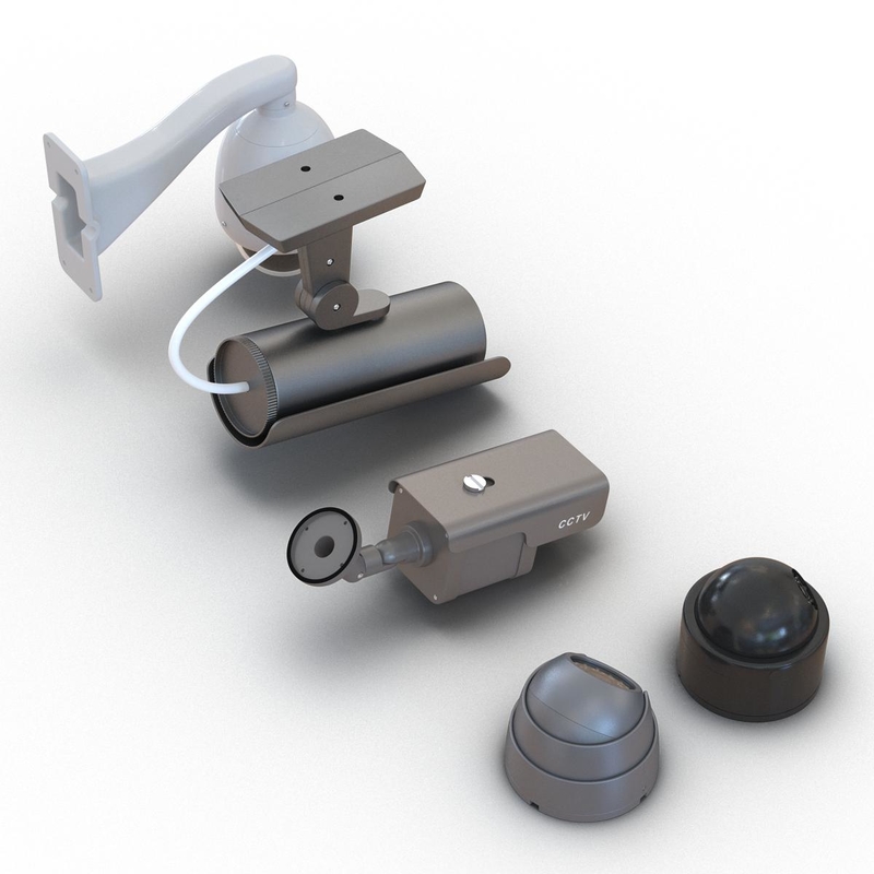 3d model cctv cameras
