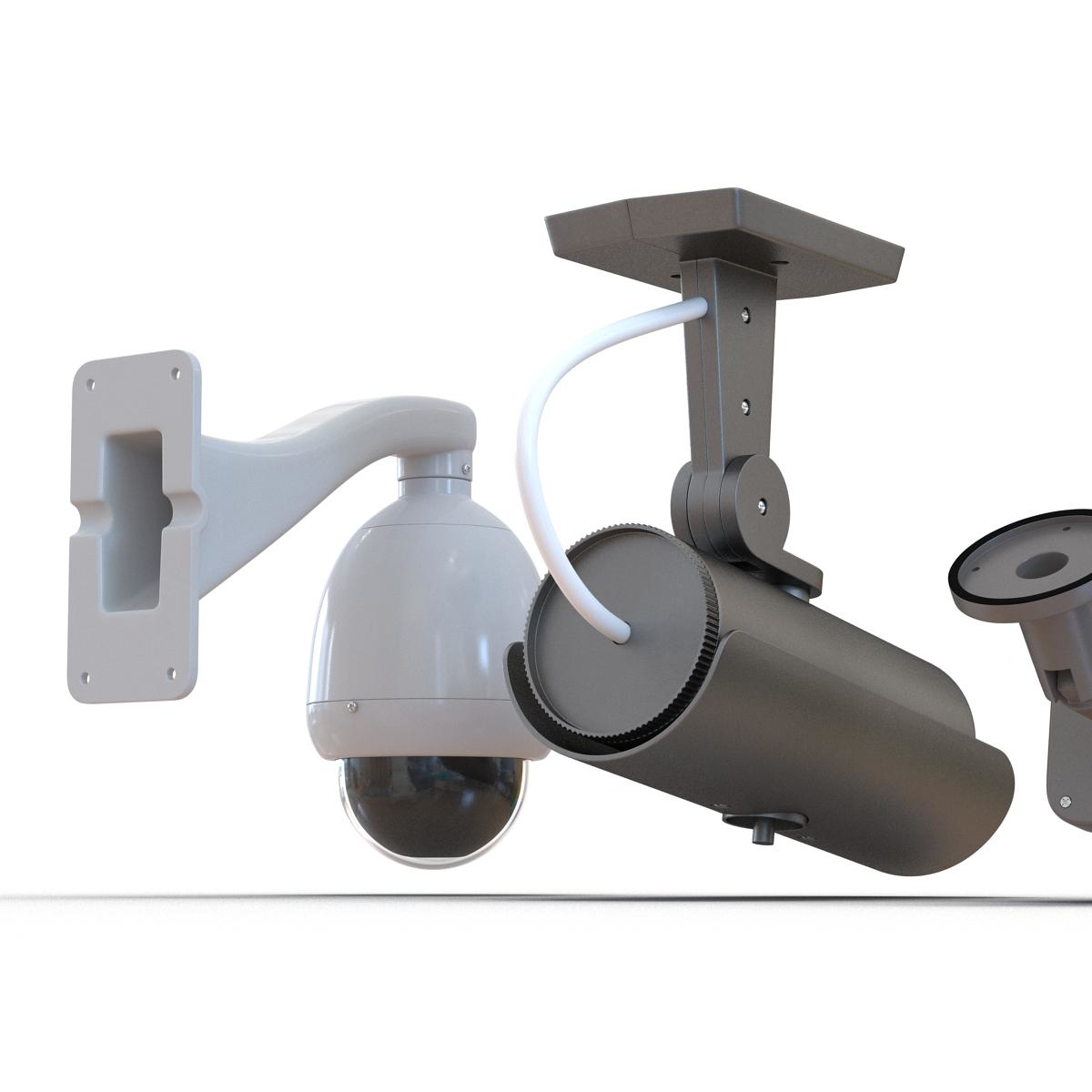 3d model cctv cameras
