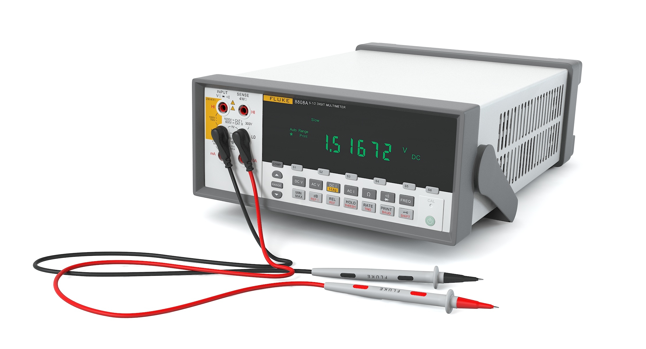 3d model fluke 8808a digital