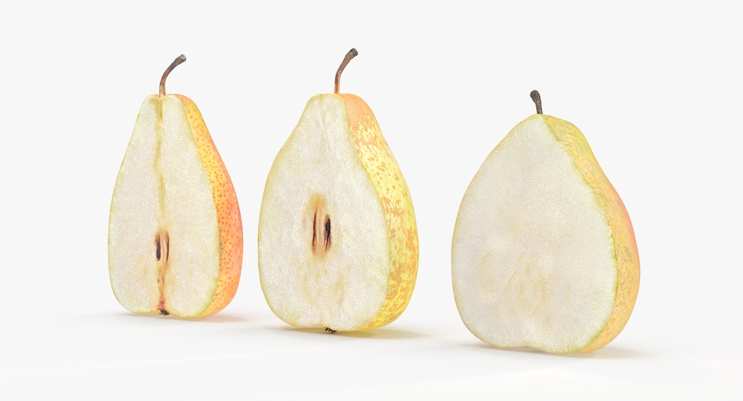 3d pear cross section