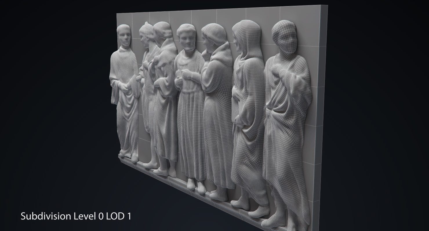 3d bas relief df3 model