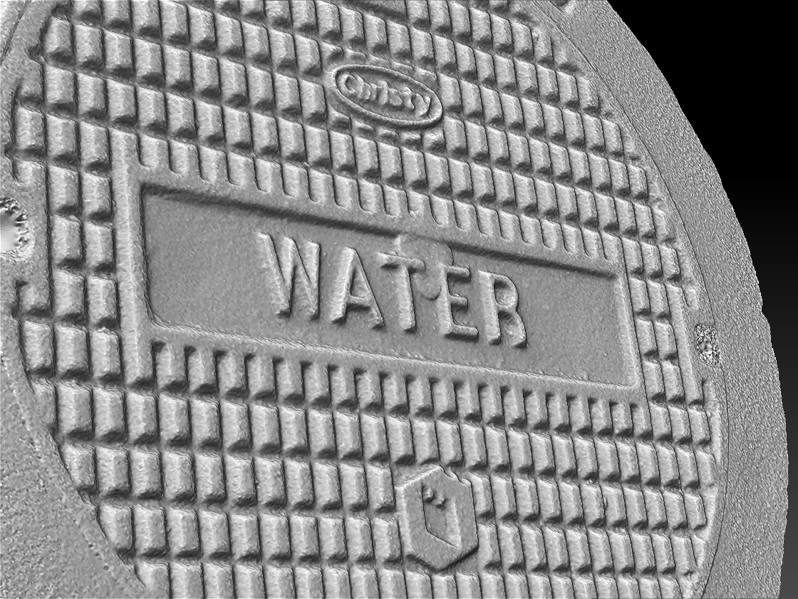 water utility cover 3d obj