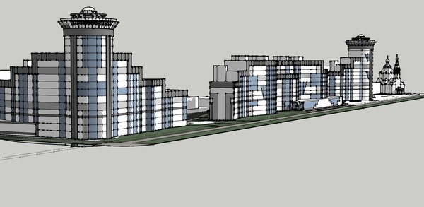 Apartment Building SketchUp Models for Download | TurboSquid