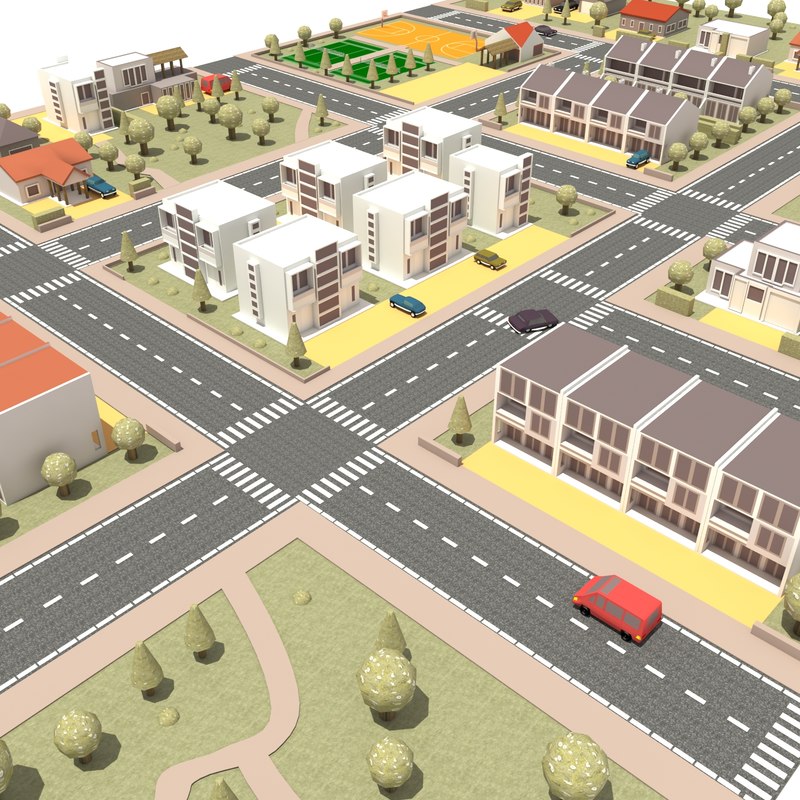 3d modular city model