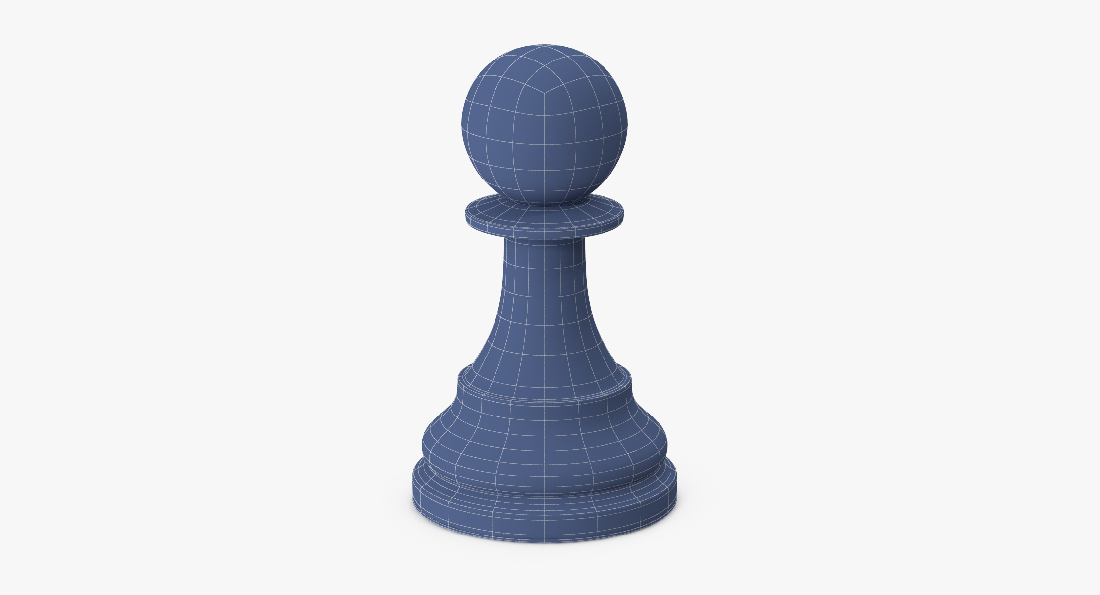pawn chess piece 3d c4d